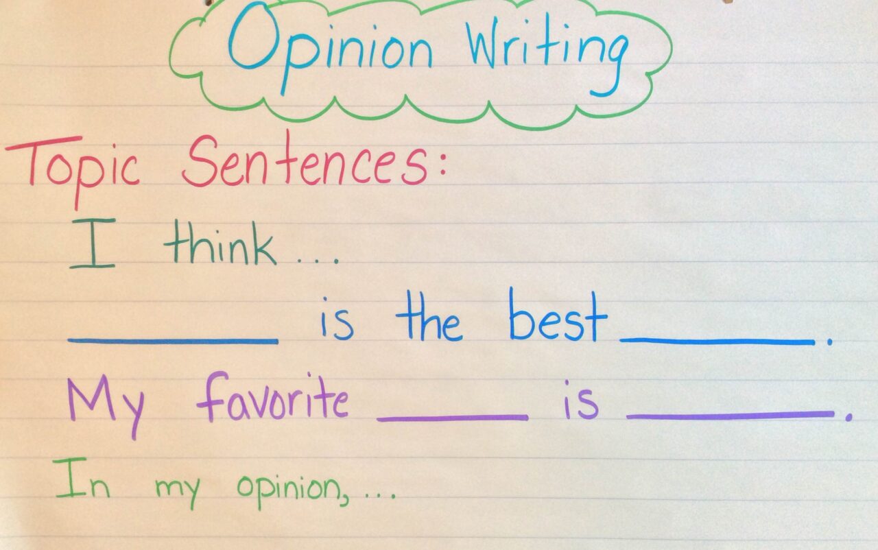 Teaching Opinion Writing in First Grade - First Grade Centers and More