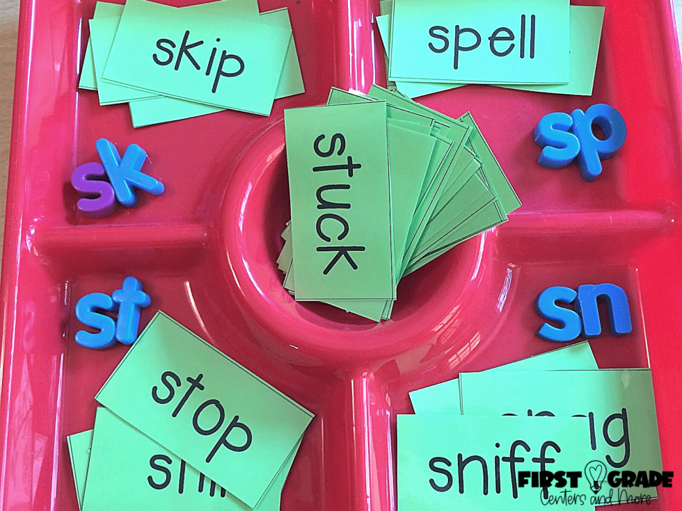 Teaching Consonant Blends in First Grade - First Grade Centers and More