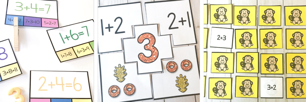 Commutative Property of Addition in First Grade - First Grade Centers ...