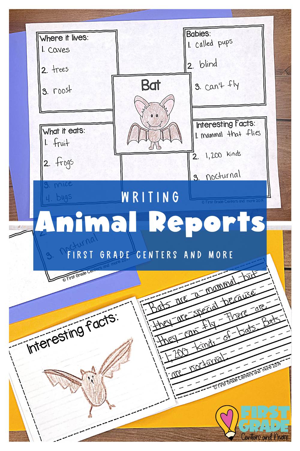 Sentence Writing Worksheets to Practice Revising - First Grade Centers ...