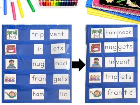 Teaching Two Syllable Words: Closed Syllables - First Grade Centers and ...