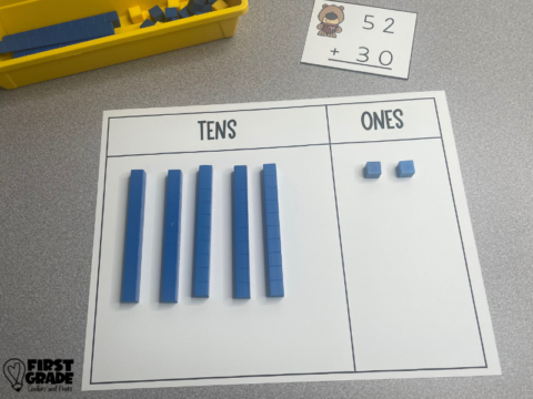2 Digit Addition With No Regrouping - First Grade Centers and More