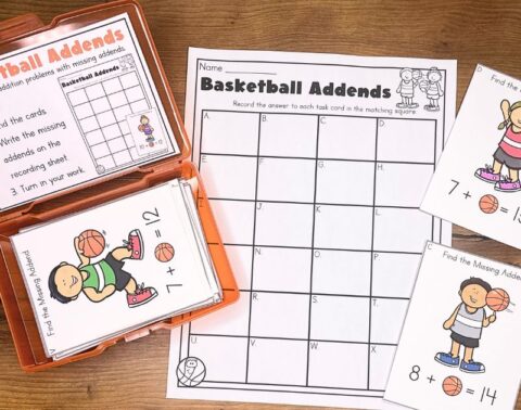 Math Task Cards: 5 Reasons to Love Them! - First Grade Centers and More