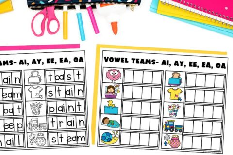 Phonics Activities: 1st Grade Printables - First Grade Centers and More