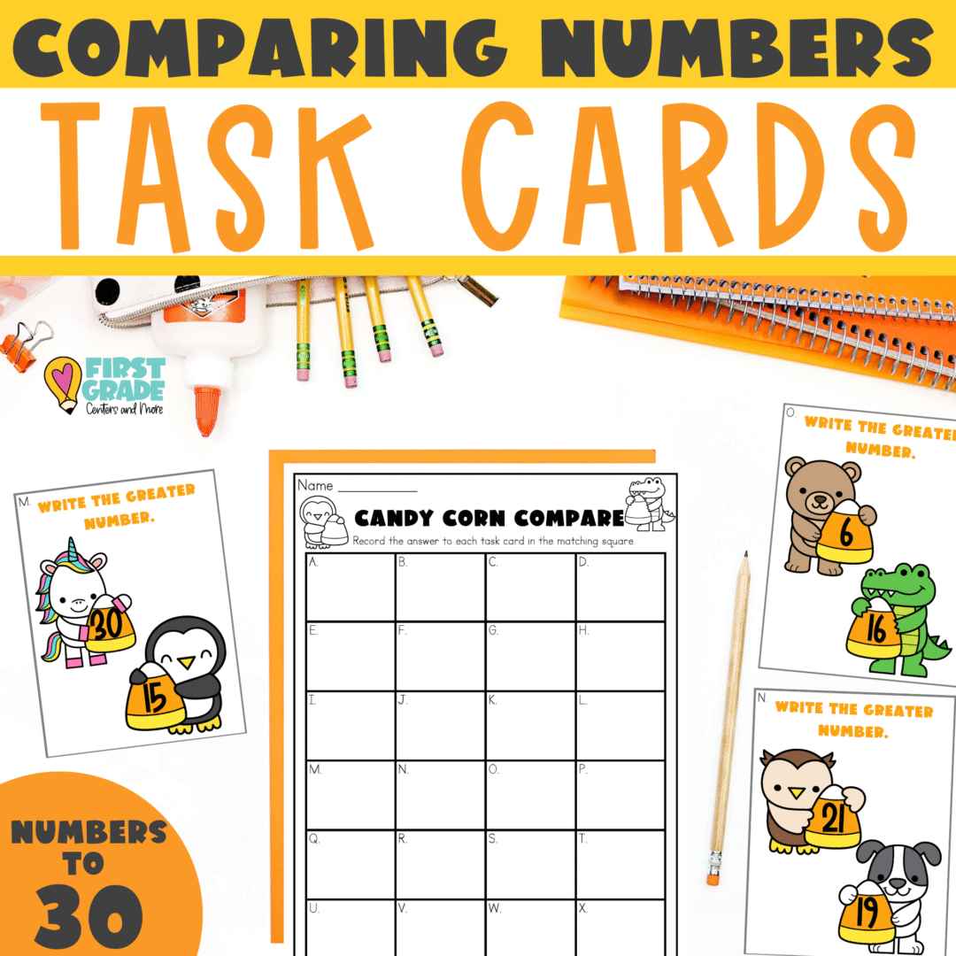 Halloween Math First Grade - First Grade Centers and More